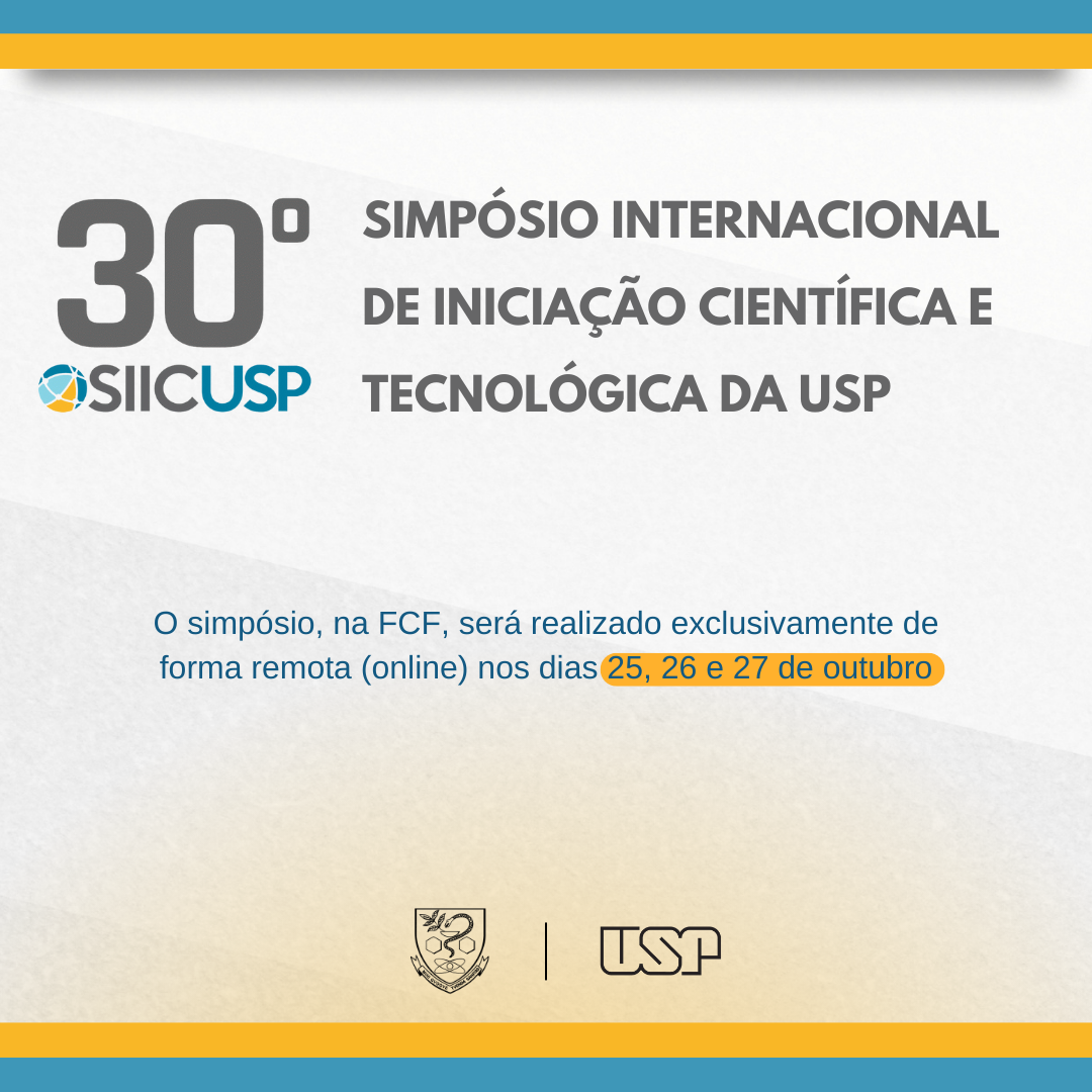 30° Simpósio Internacional de Iniciação Científica e Tecnológica da USP ...